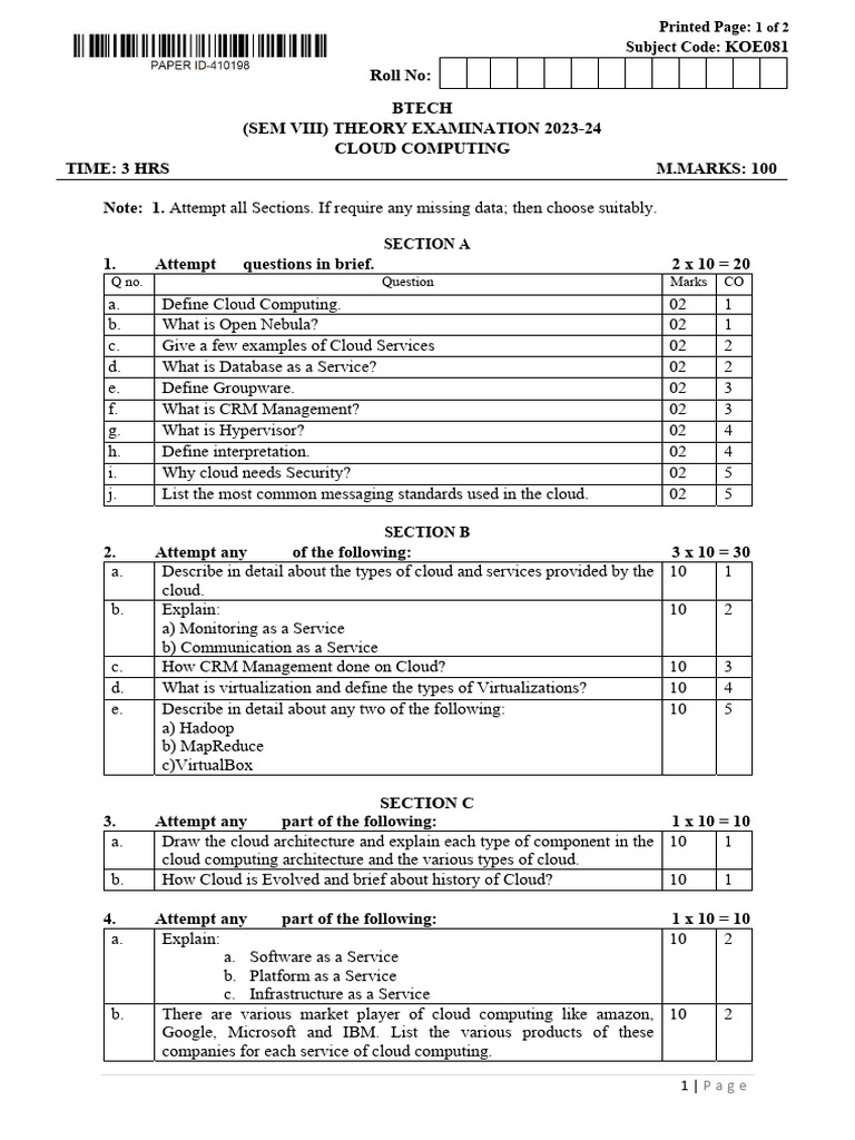 KOE081-CLOUD-COMPUTING | PDF | Cloud Computing | Distributed Computing ... KOE081-CLOUD-COMPUTING | PDF | Cloud Computing | Distributed Computing ...