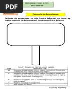 Esp 6 Quarter 1 Performance Task | PDF