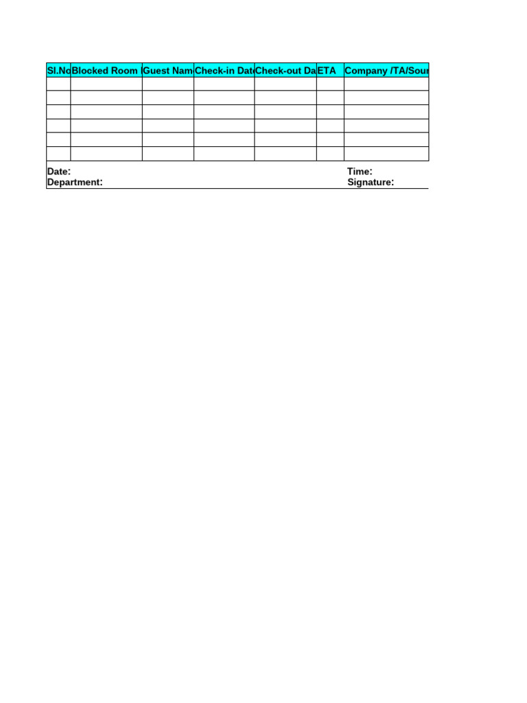 VIP Arrival – Amenities | PDF