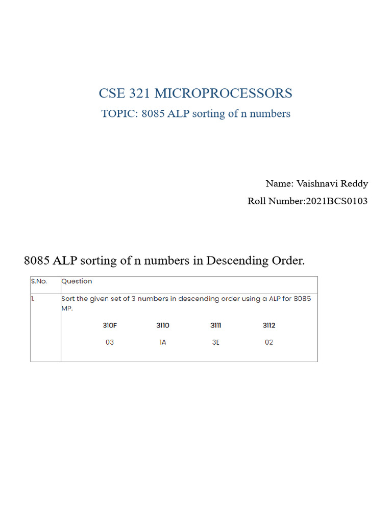 2021BCS0103 Lab2 Microproc | PDF