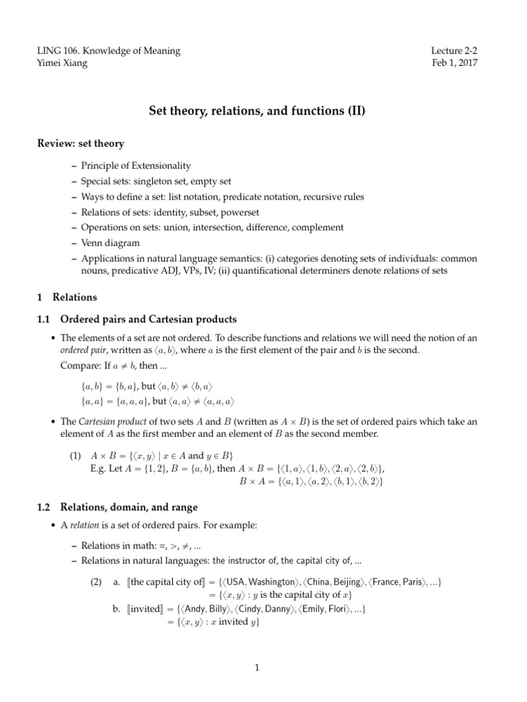 Ho4 Set Function 2 | PDF | Set (Mathematics) | Function (Mathematics)