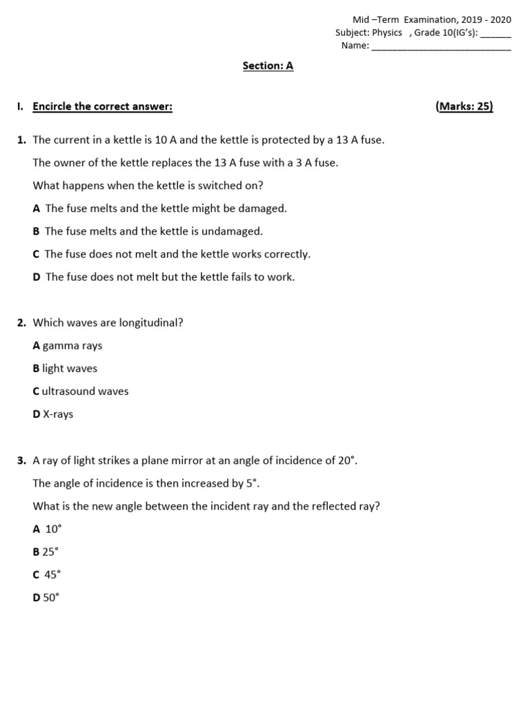 Grade 10 Igcse Pdf Atoms Electron