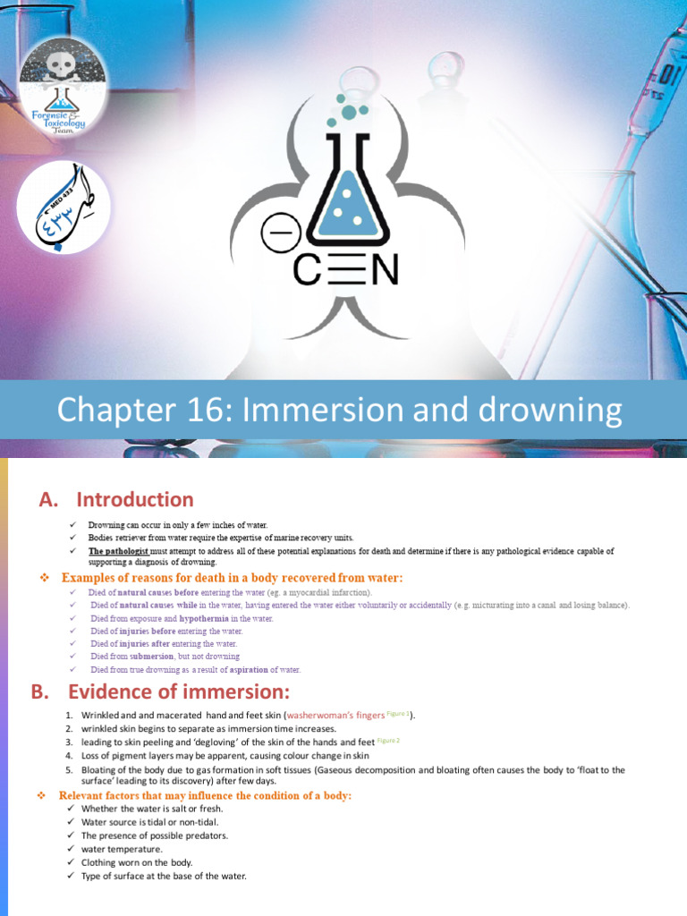 Drowning Diagnosis and Immersion Evidence | PDF | Medical Specialties ...