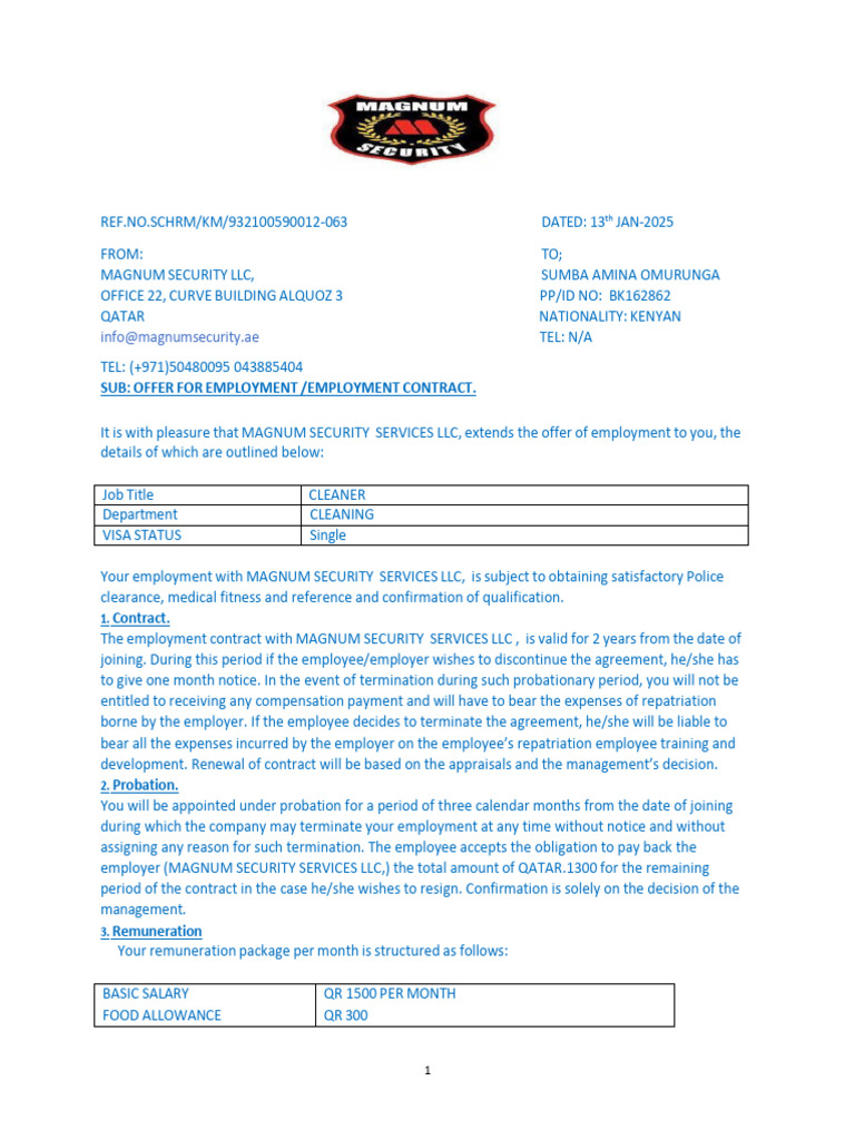 ADERA PDF (1) | PDF | Employment | Salary