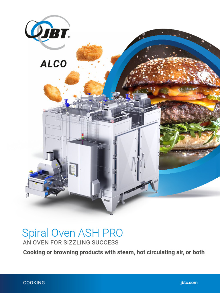 JBT Alco Spiraloven ASH EN | PDF | Humidity | Cooking