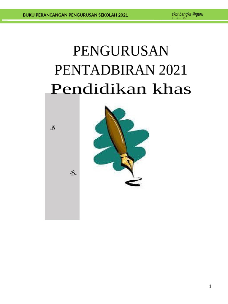 Pengurusan Pendidikan Khas Skha 2021 | PDF