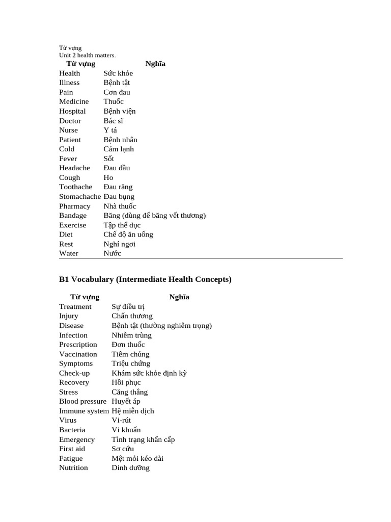 Vocabulary Topic LV4 A2 c2 | PDF