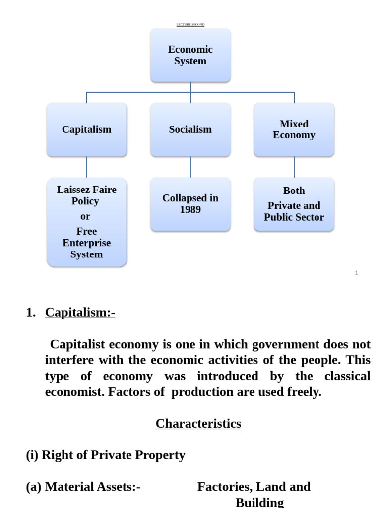 Lecture 2 Pakistan's Economy | PDF | Capitalism | Economics