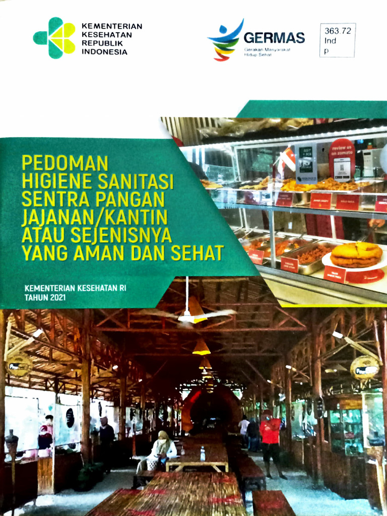 Pedoman Higiene Sanitasi Sentra Pangan Jajanan Atau Kantin Atau Sejenisnya Yang Aman Dan Sehat | PDF