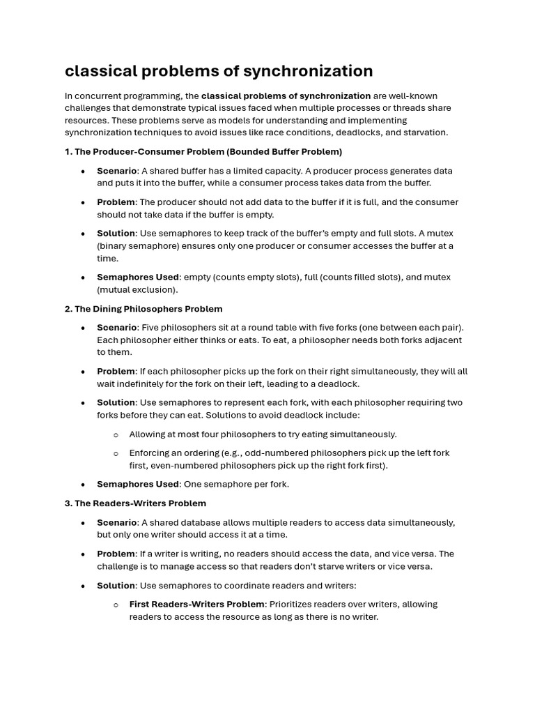 Wa0050. | PDF | Concurrency (Computer Science) | Operating System Technology