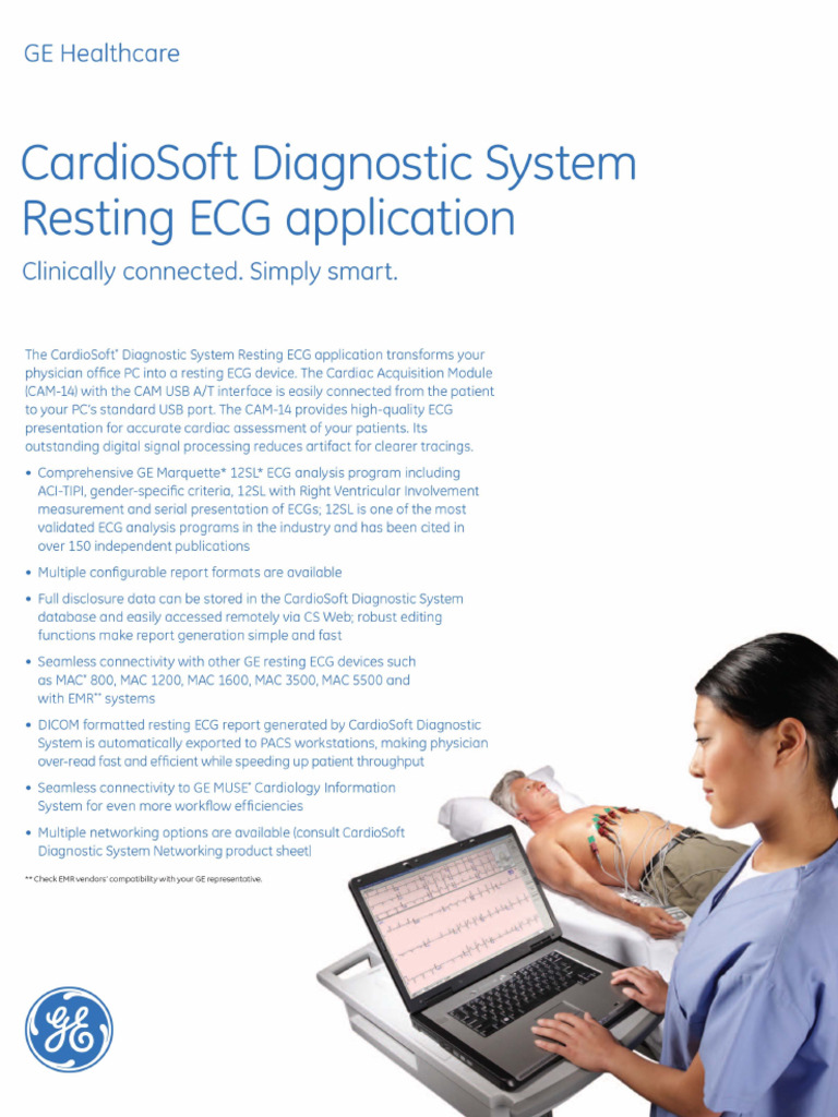 2017 CardioSoft Specifications Resting | PDF