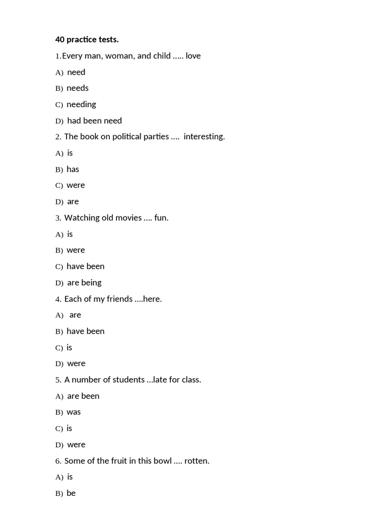 40 practice tests | PDF