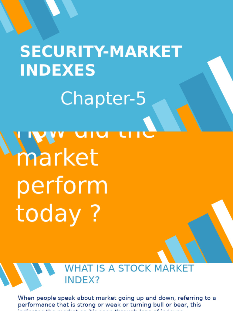 Harismastoi 2381 4371 1 Lecture 2 - Security-Market Indexes | PDF | Bonds (Finance) | Dow Jones ...