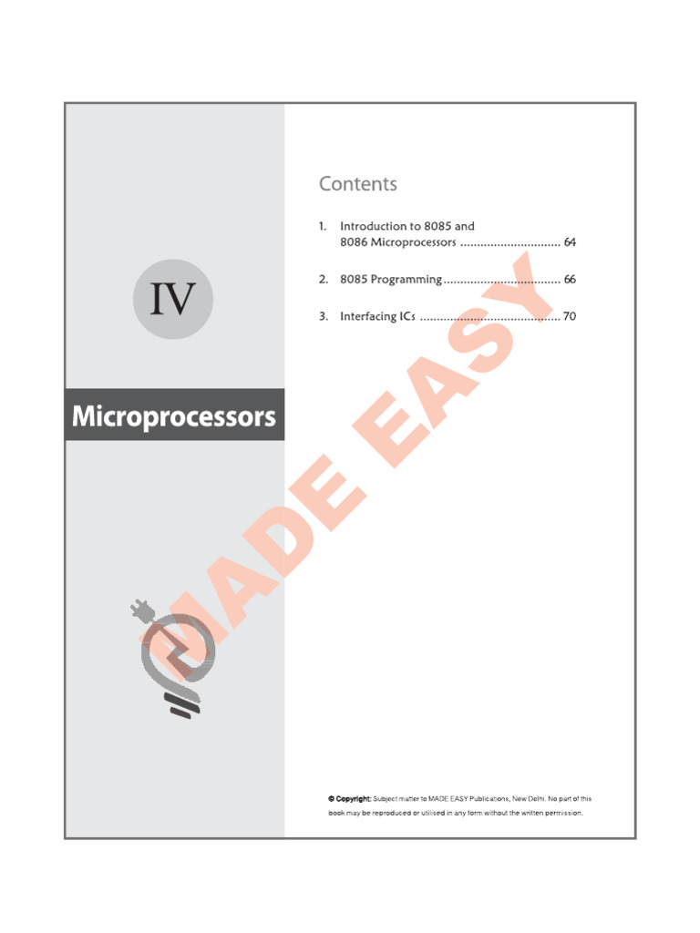 Microprocessors WB Notes | PDF