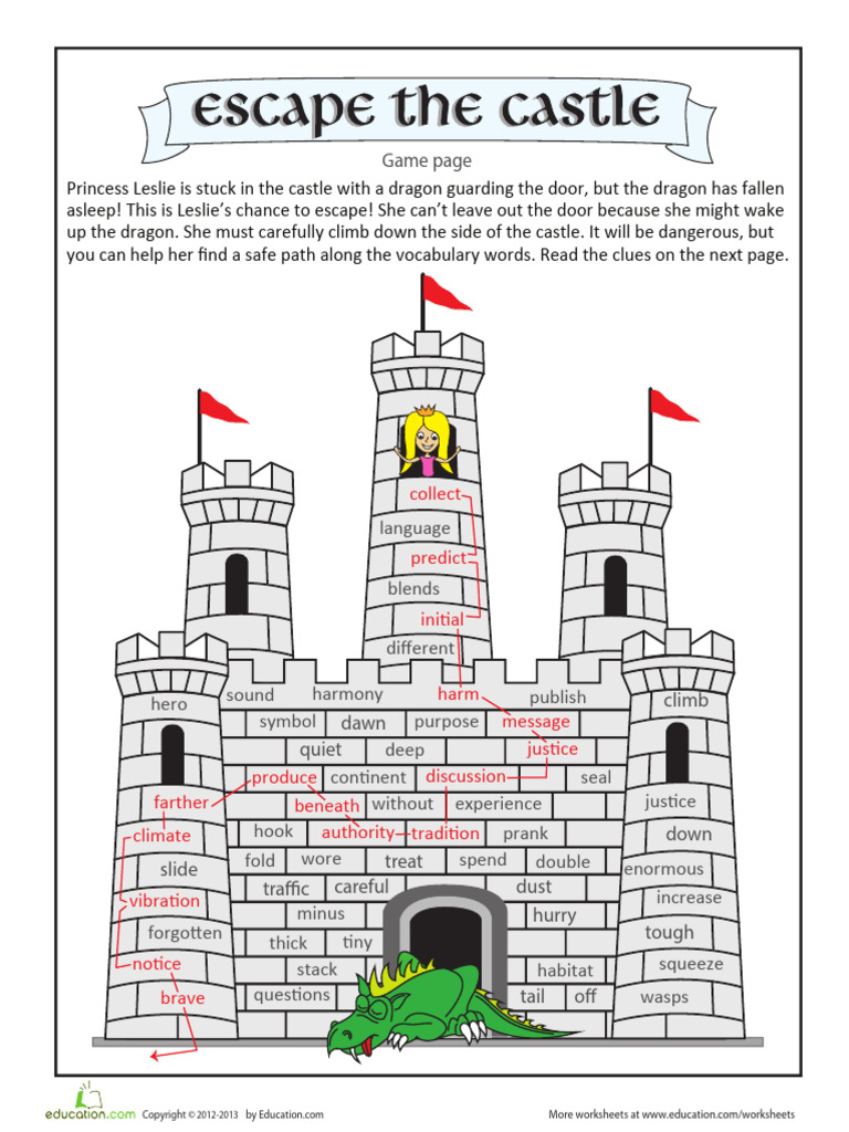 Help Princess Leslie Escape the Castle | PDF