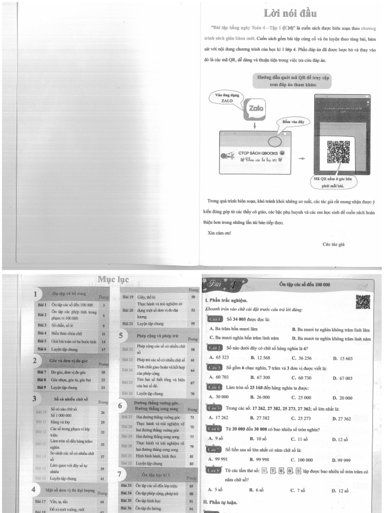 Btap Hag Ngay Toan 4-Tap 1-Kntt | PDF