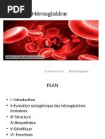 Hemoglobine-Structure Et Metabolisme - Pptés | PDF | Hémoglobine | Chimie