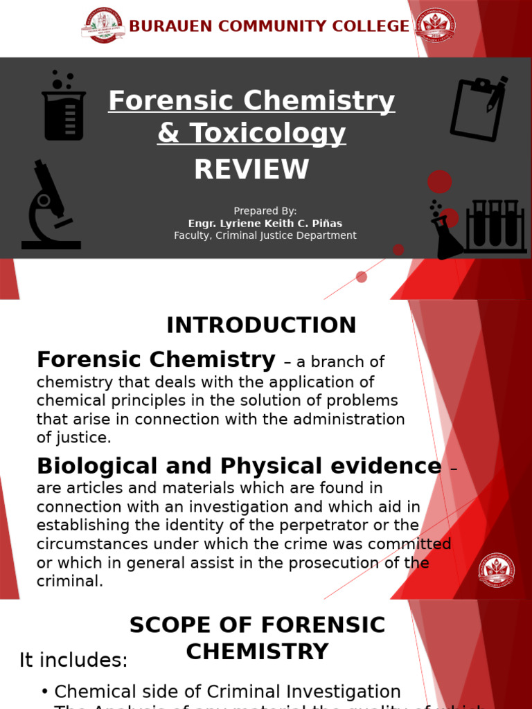 Forensic Chemistry and Toxicology Review | PDF | Forensic Science | Hair