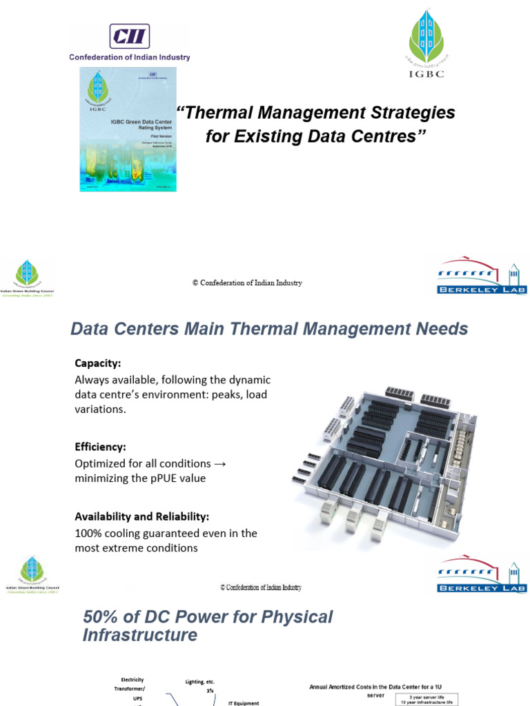 Existing Data Centre - Thermal Management-24072018 | PDF | Data Center ...