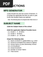 Computation of Minimum Proficiency Level | PDF