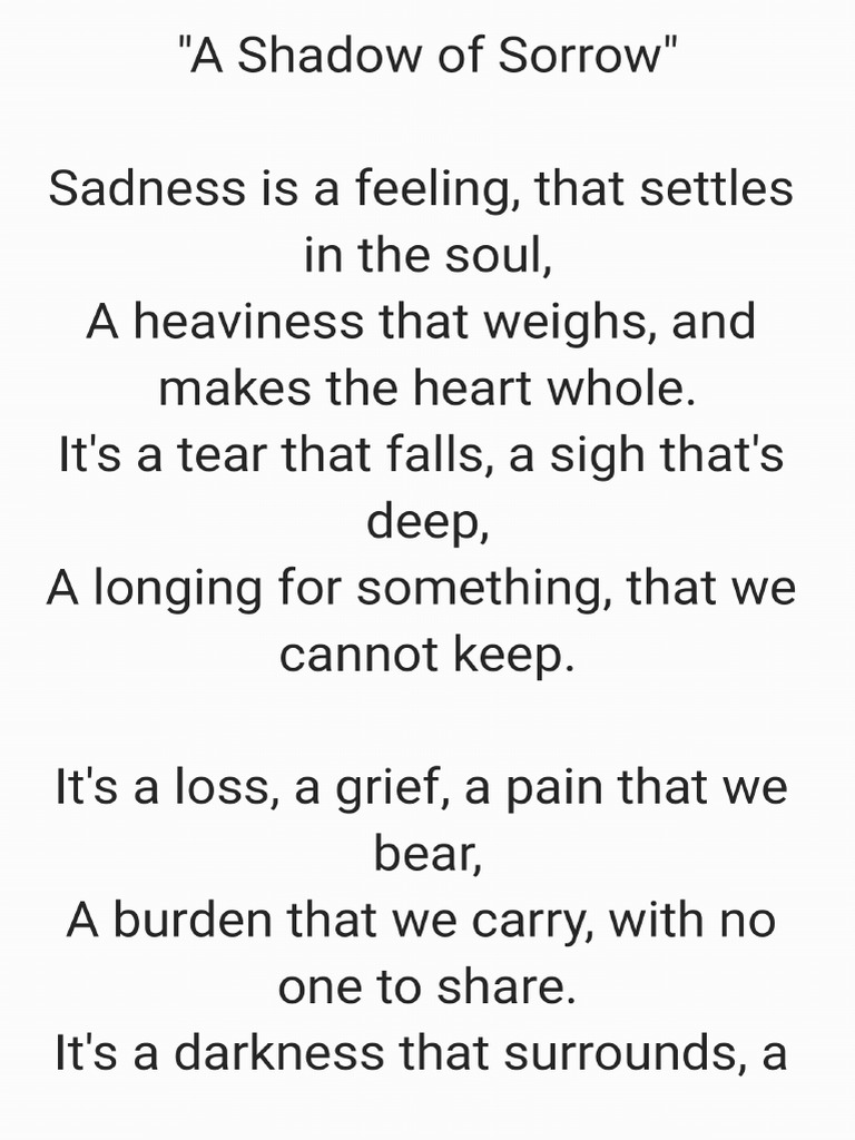 A Shadow of Sorrow by Cam Valentine | PDF