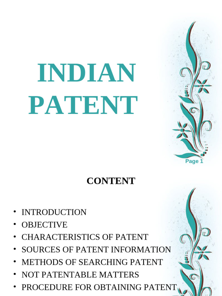 patent | PDF | Patent Application | Patent patent | PDF | Patent Application | Patent