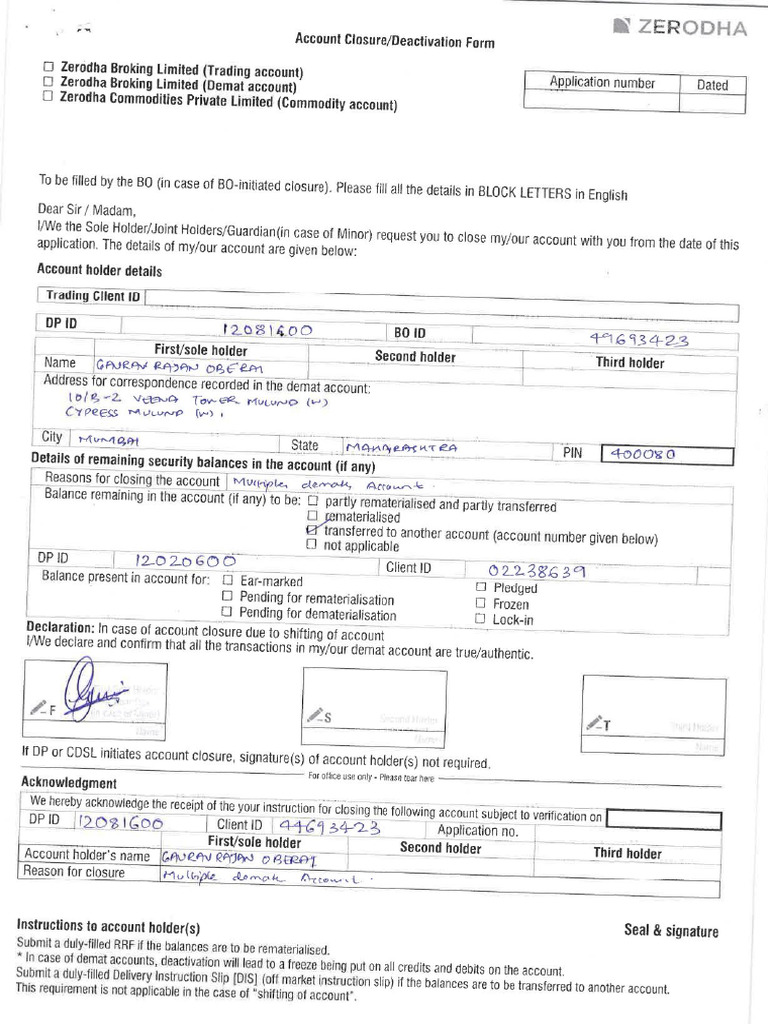 Zerodha Closer | PDF