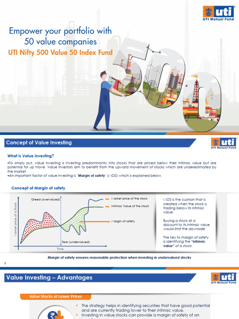 UTI Nifty 500 Value 50 Index Fund Presentation June 2024-770 | PDF ...