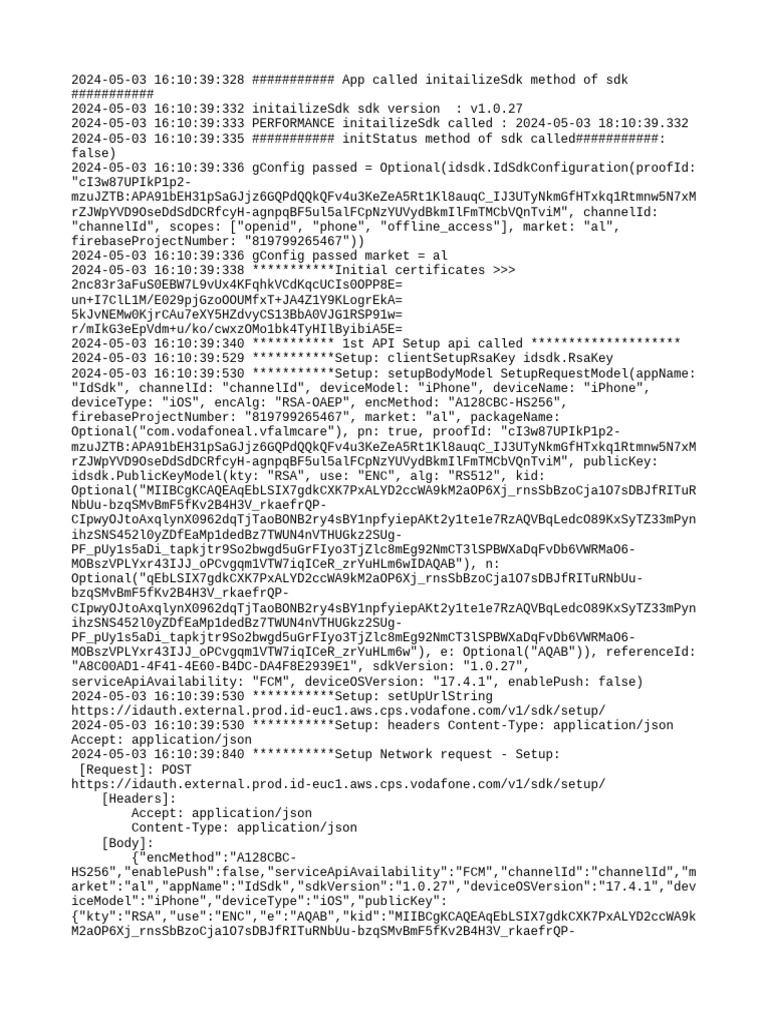 IdSdkLogs | PDF | Espionage Techniques | Computing