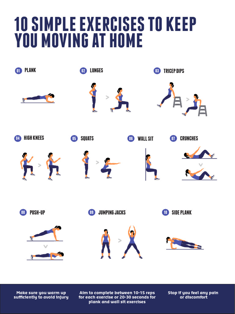 Wellbeing Pack Home Exercises 210420 | PDF