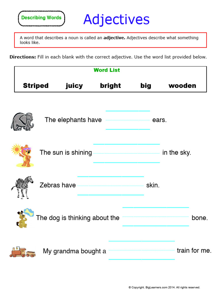 Adjectives (1) | PDF | Adjective | Linguistics