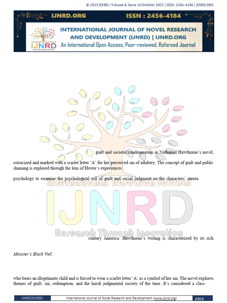 scarlet | PDF | The Scarlet Letter