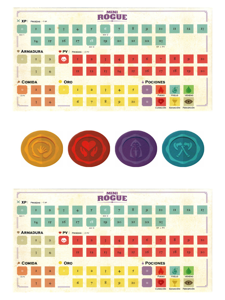 MiniRogue Tableros ES | PDF