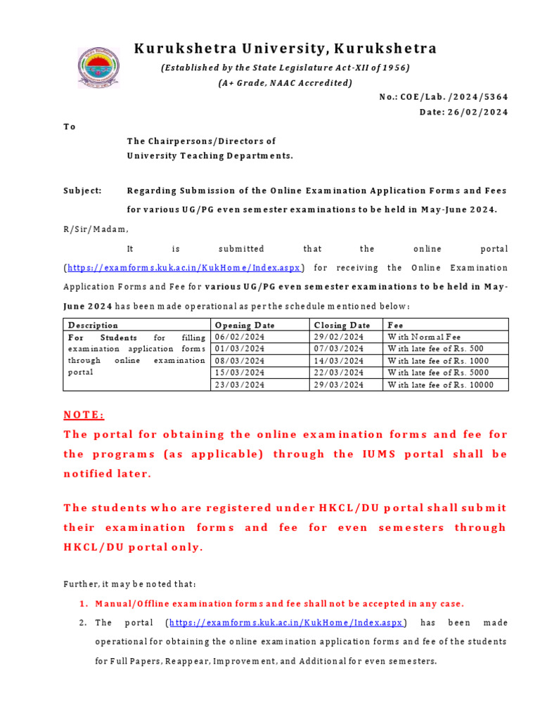 Revised Notification To Rest - Departments May 2024-27-02-2024 | PDF | Religious Philosophical ...