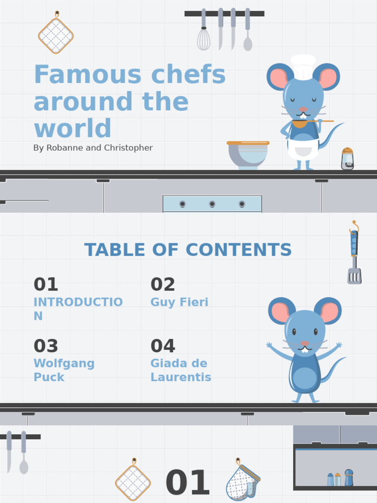 Mouse in the Kitchen Minitheme by Slidesgo | PDF | Cooking | Food And ...