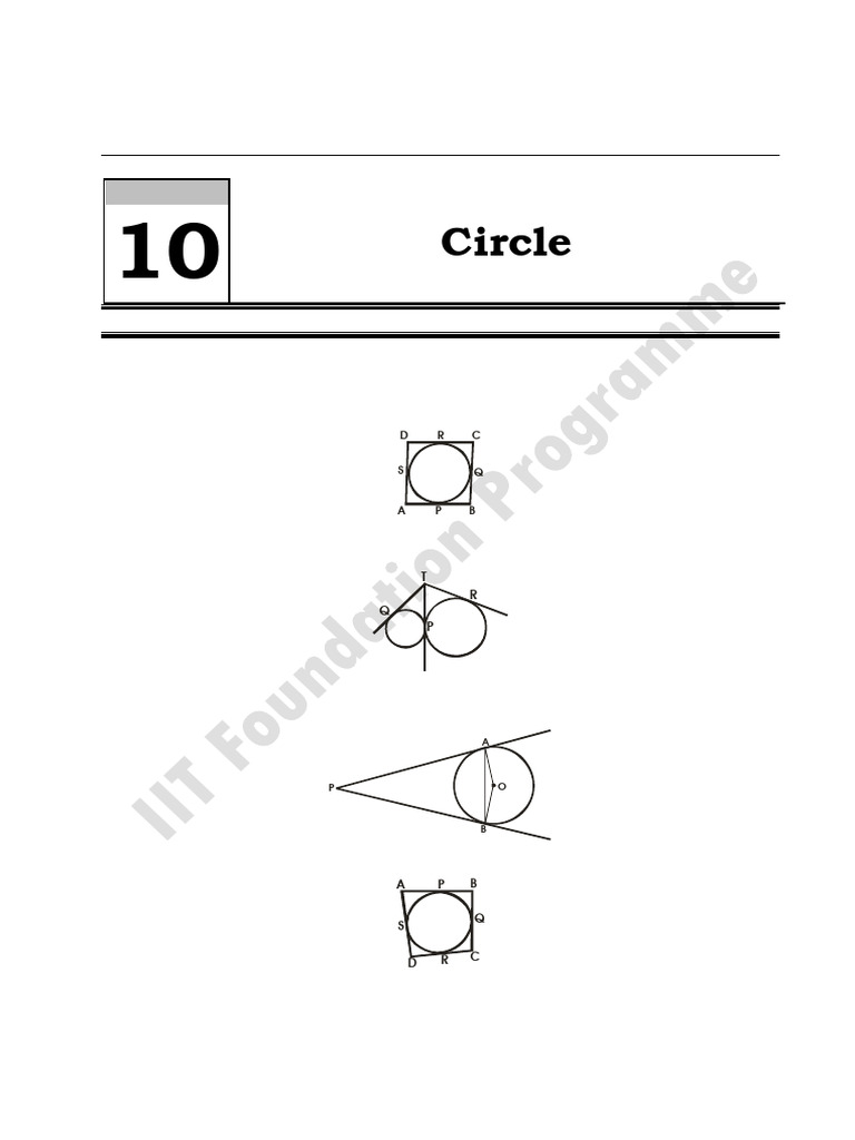 10 - Circle-111-127-MATHS-X CLASS | PDF | Circle | Perpendicular