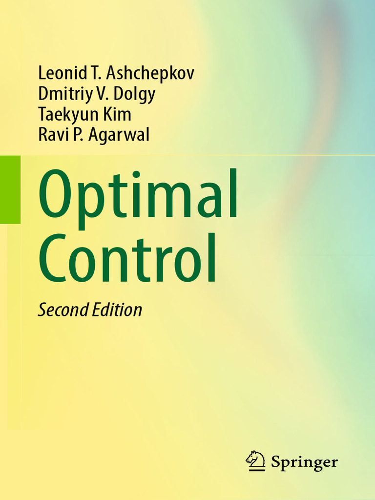 Optimal Control: Leonid T. Ashchepkov Dmitriy V. Dolgy Taekyun Kim Ravi P. Agarwal | PDF ...