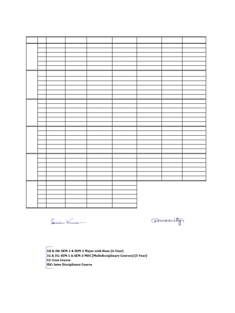 Final 1 - Maths Routine (Odd Semester) - 2024-2025 - CCF - CBCS | PDF