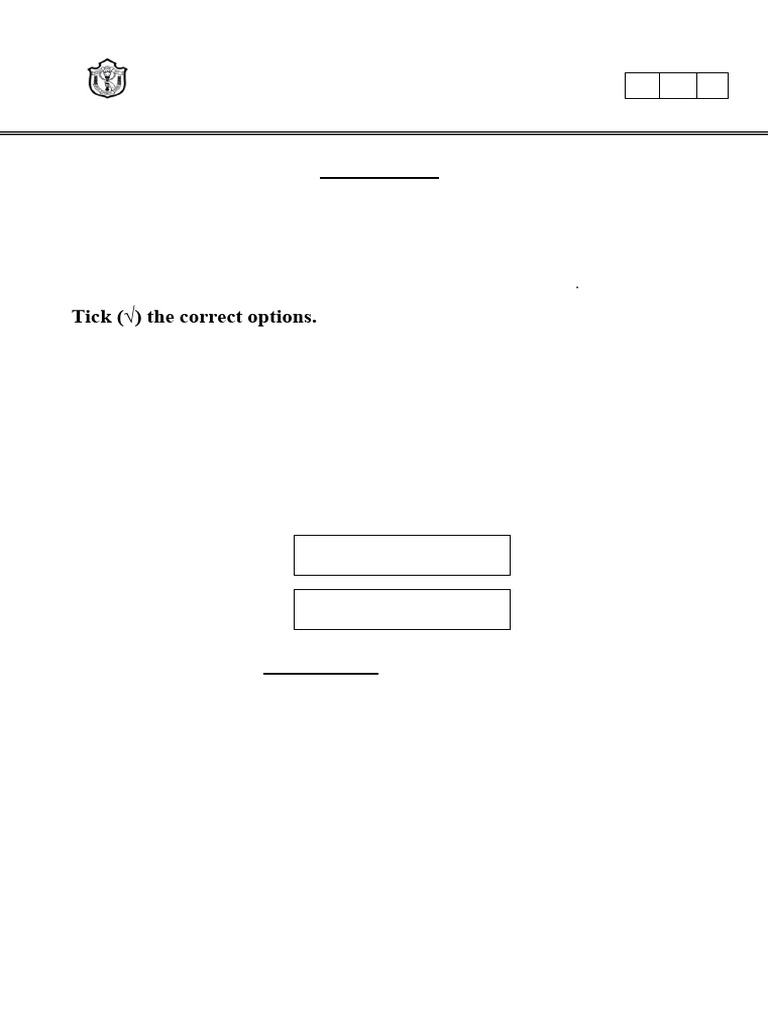 Class I English Reading & Writing Assignment | PDF