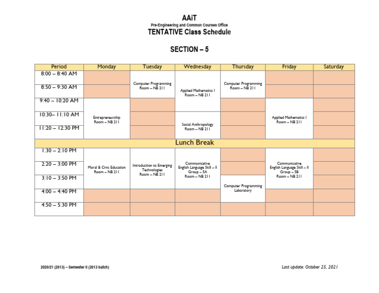 AAiT_Year_1_Section_5 | PDF