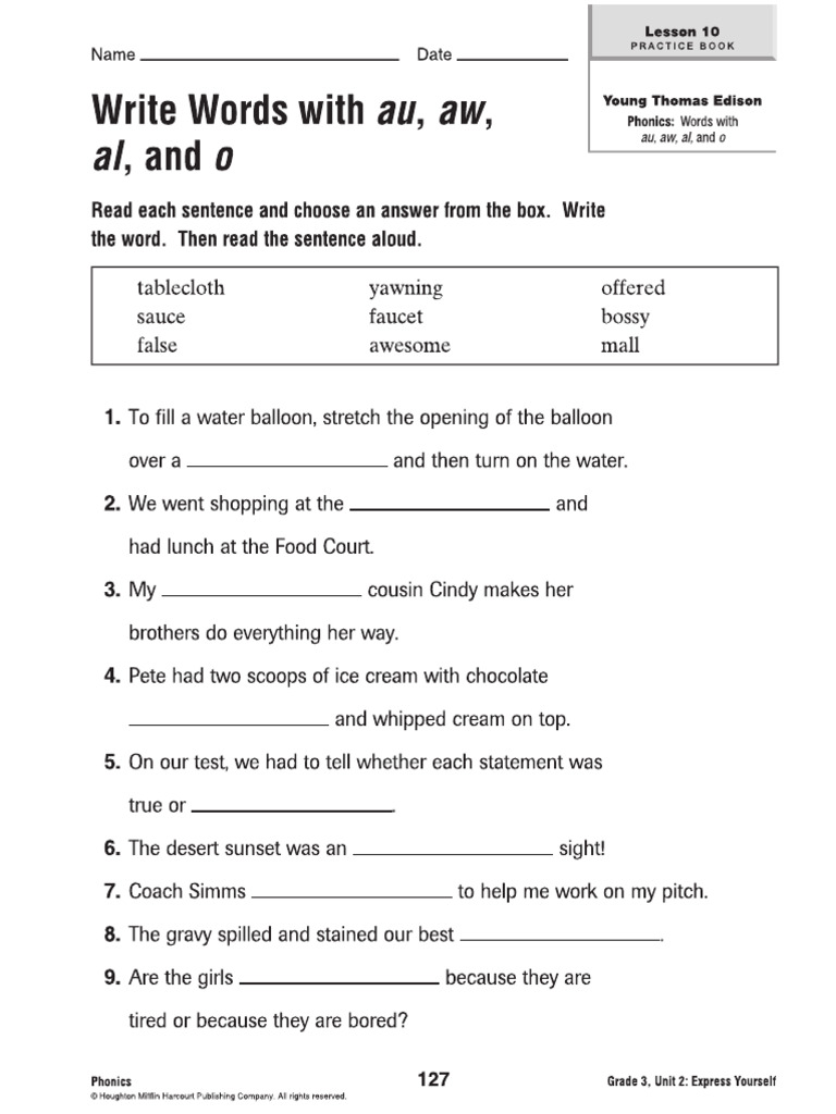 Unit 2 Lesson 10 Apply-2 | PDF
