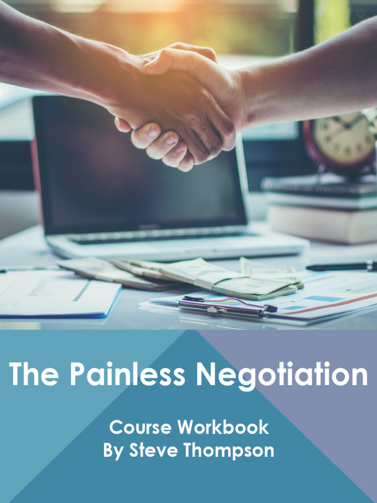 Sales Negotiation Workbook | PDF | Negotiation | Social Psychology