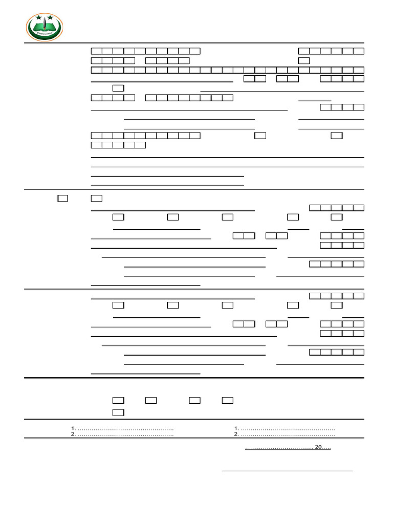 FORMULIR PENDAFTARAN MTS | PDF