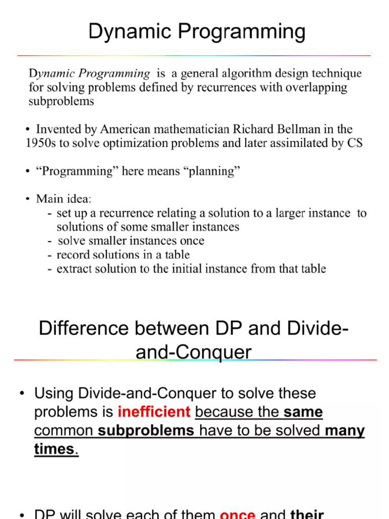 Dynamic Prog Pptx Pdf