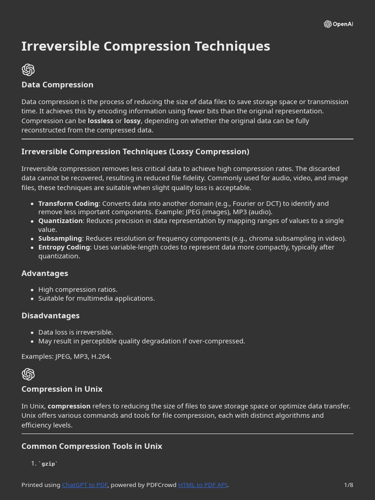 mod 3 | PDF | Data Compression | File System