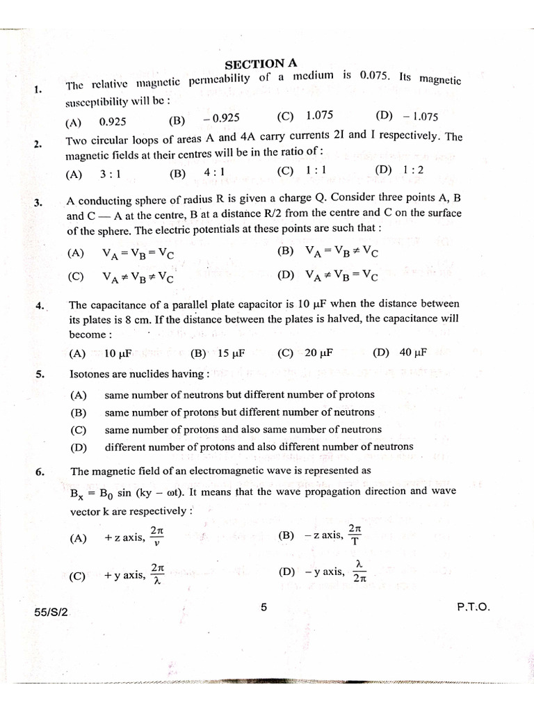 Physics Paper | PDF