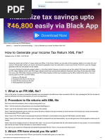 How To Generate-Create 1701 XML File | PDF | Computer File | Screenshot