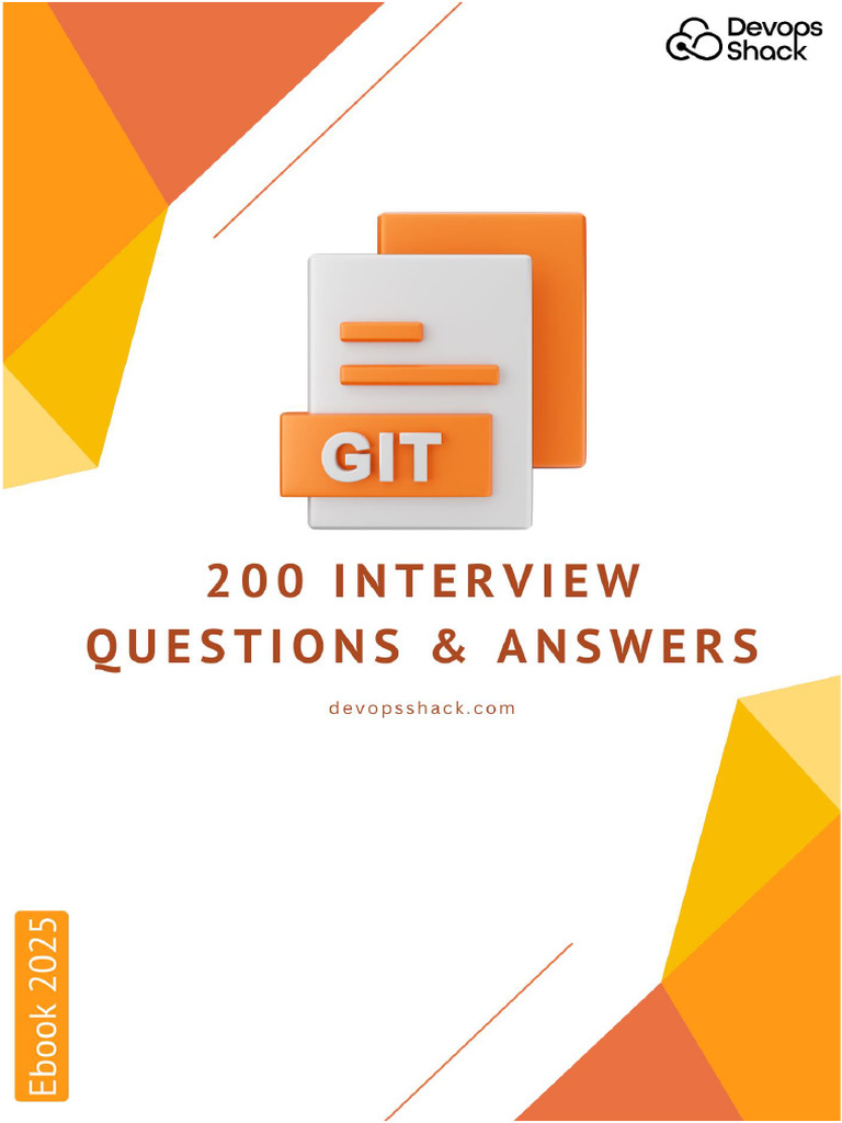 GIT-HUB DevOps Interview Questions | PDF | Version Control | Computer File