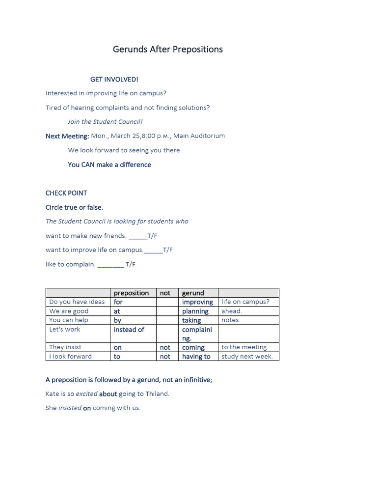 6gerunds After Preposition. | PDF | Morphology | Semantic Units