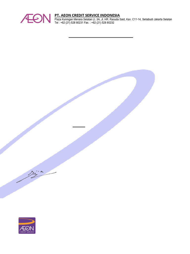 Surat Lunas AEON LISA ROSNITA | PDF